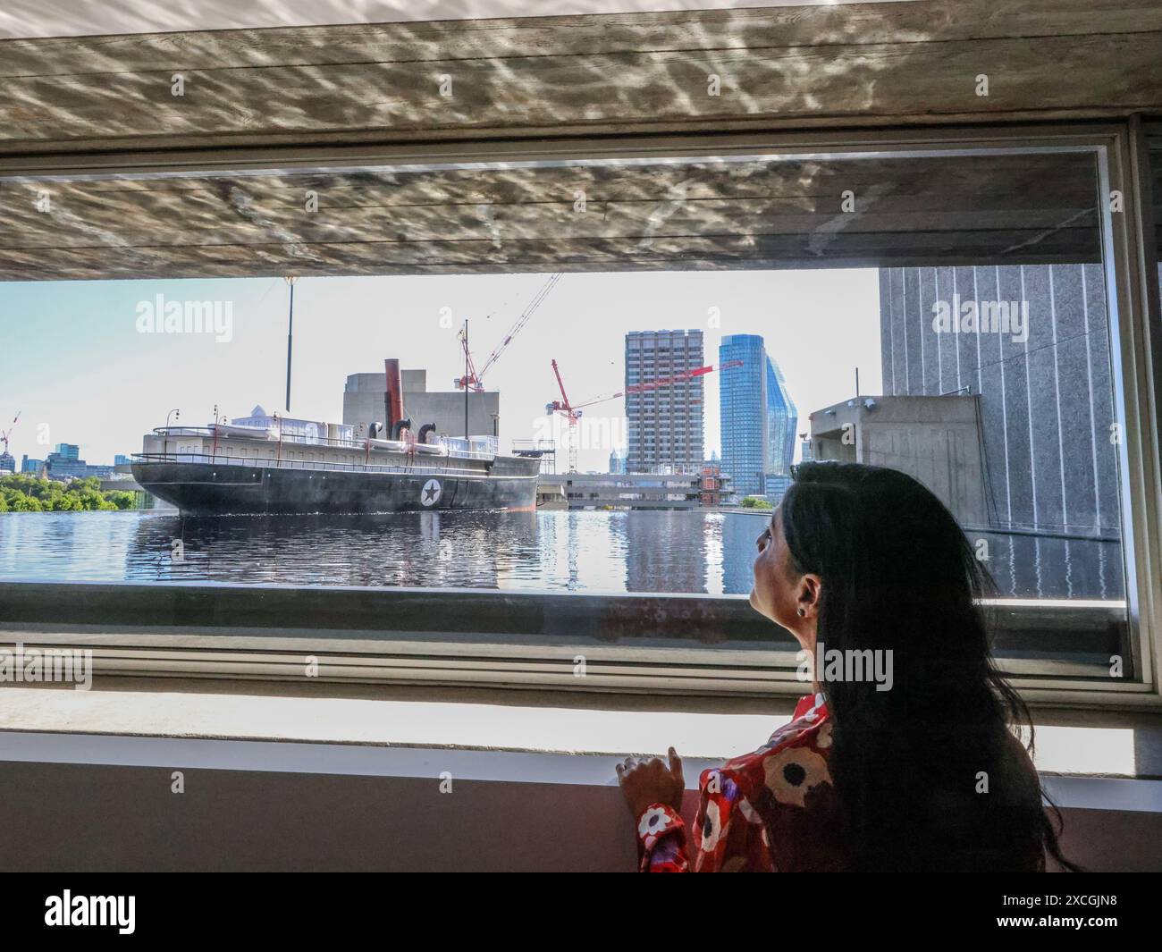 Hayward Gallery, London 17 June 2024 Black Star, 2024. A captivating ...