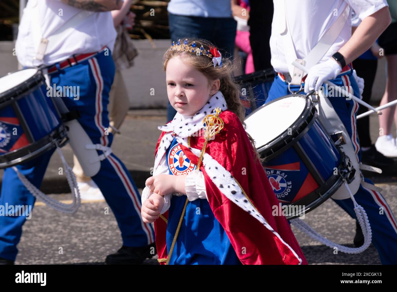 Rathcoole Sons of Kai at the annual Royal Landing parade in ...