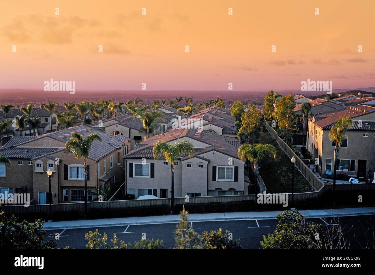 Elevated neighborhood view hi-res stock photography and images - Alamy