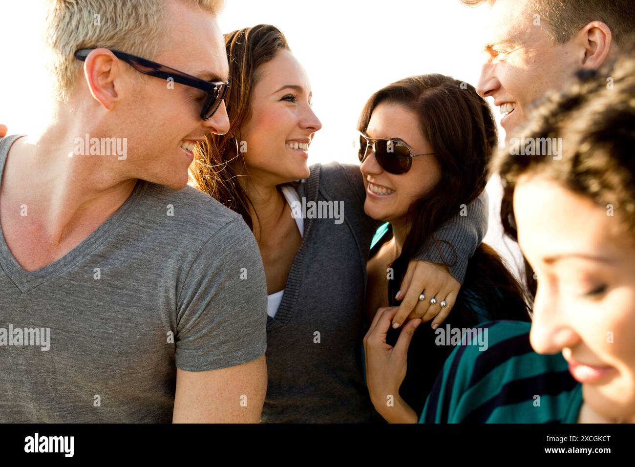 Five people having fun hi-res stock photography and images - Alamy