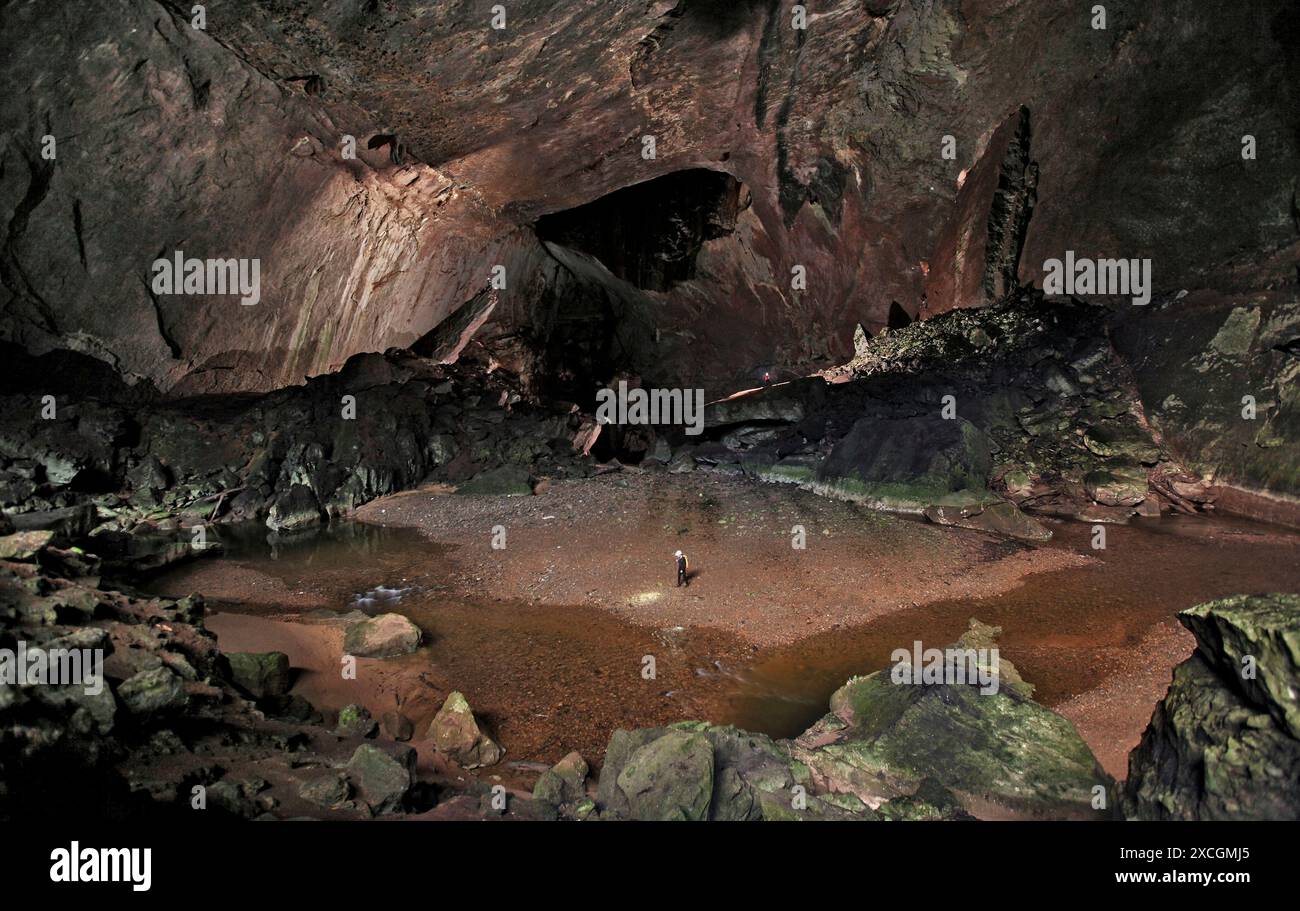 The giant caves of Mulu National Park, Sarawak, Borneo, Malaysia Stock ...