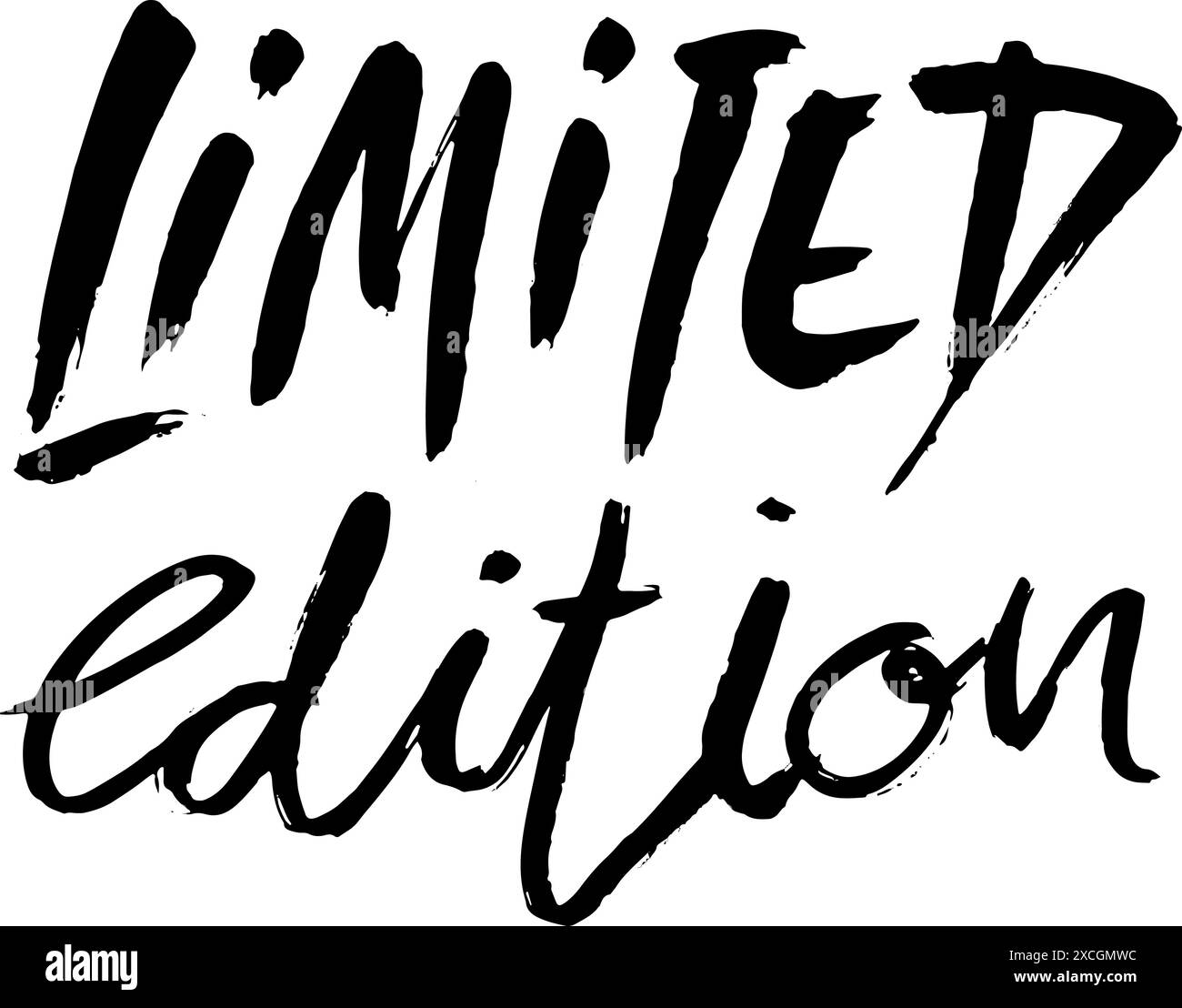 Limited edition font Stock Vector Images - Alamy
