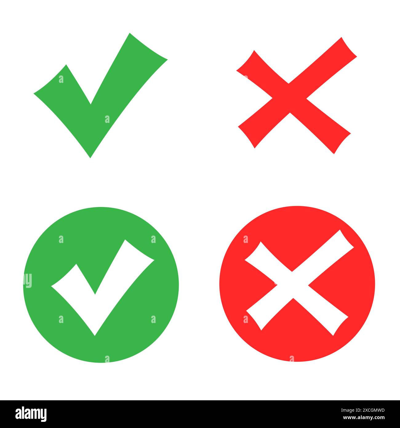 True false symbols yes Stock Vector Images - Alamy