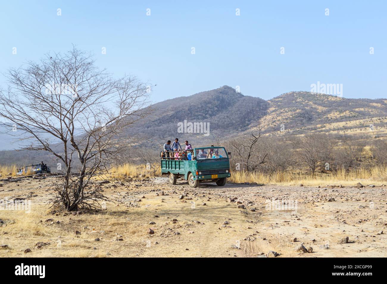 A crowded 20 seater canter safari vehicle crammed full of wildlife ...