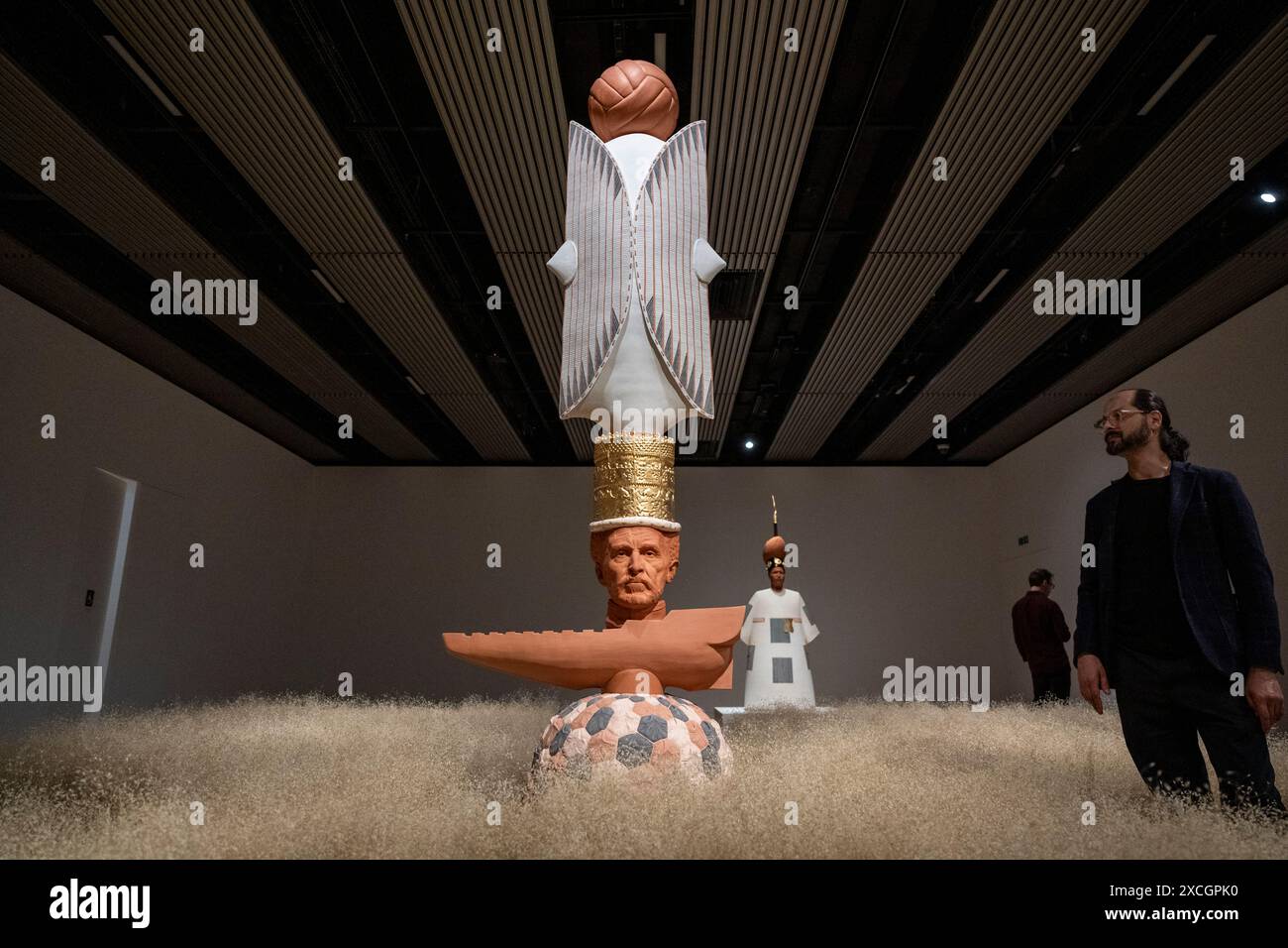 London, UK. 17 June 2024. A staff member with 'Jah Rastafari with Rice ...