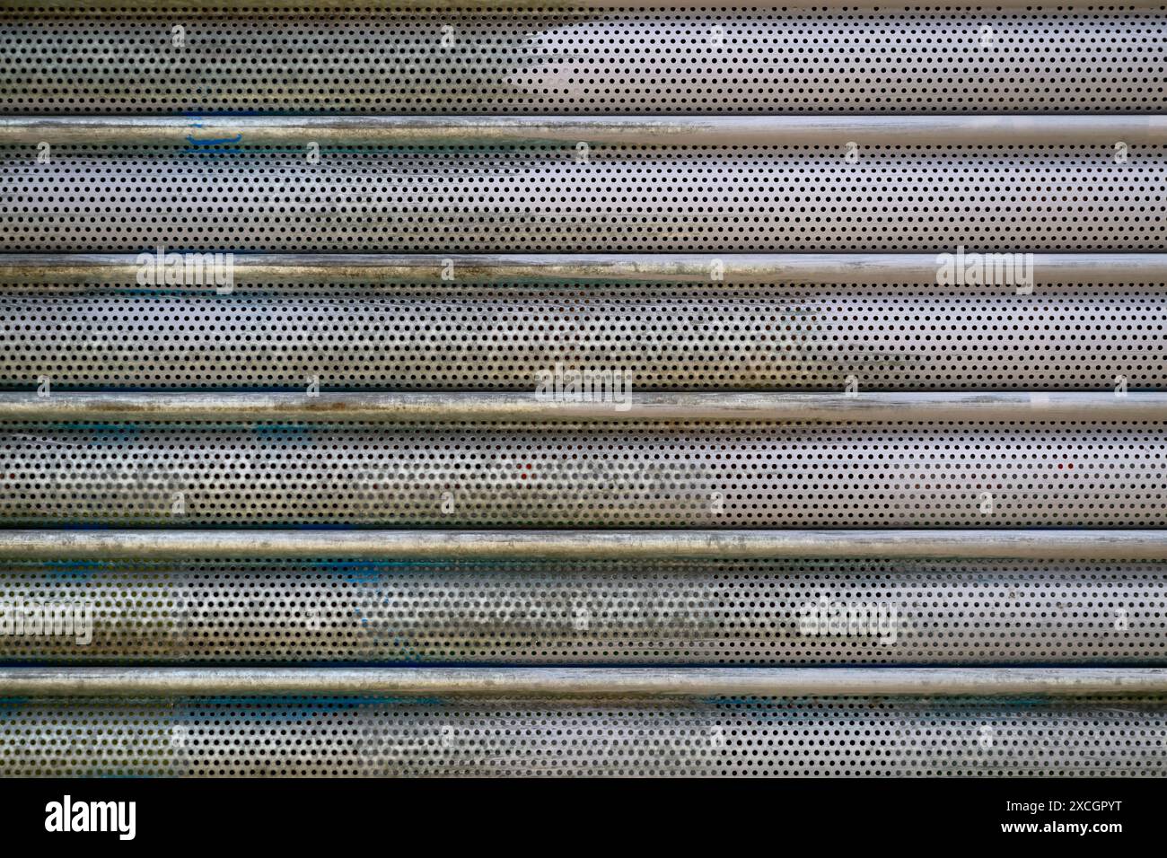 A metal rolling shutter Stock Photo - Alamy