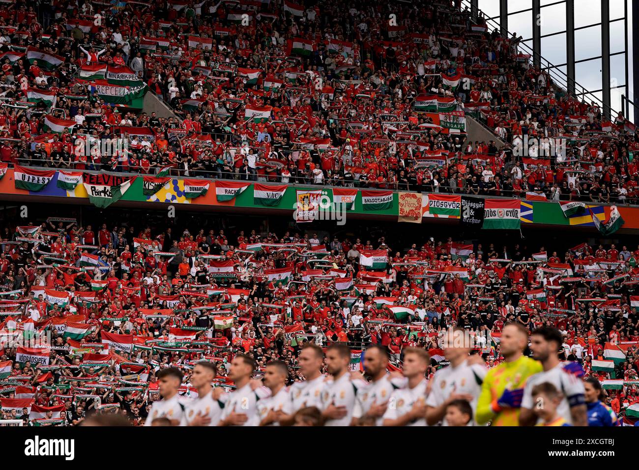 Cologne, Germany. 17th June, 2024. hungary fans during the Euro 2024 ...