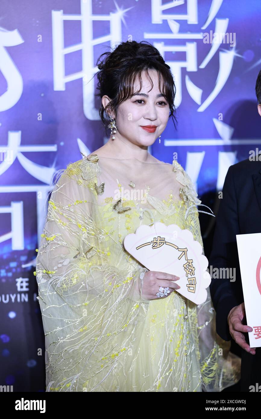 Chinese actress Ma Li attends an activity in Shanghai, China, 14 June ...