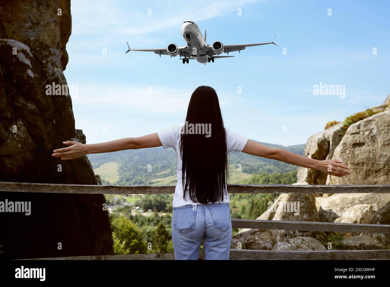 The feel of flying hi-res stock photography and images - Alamy