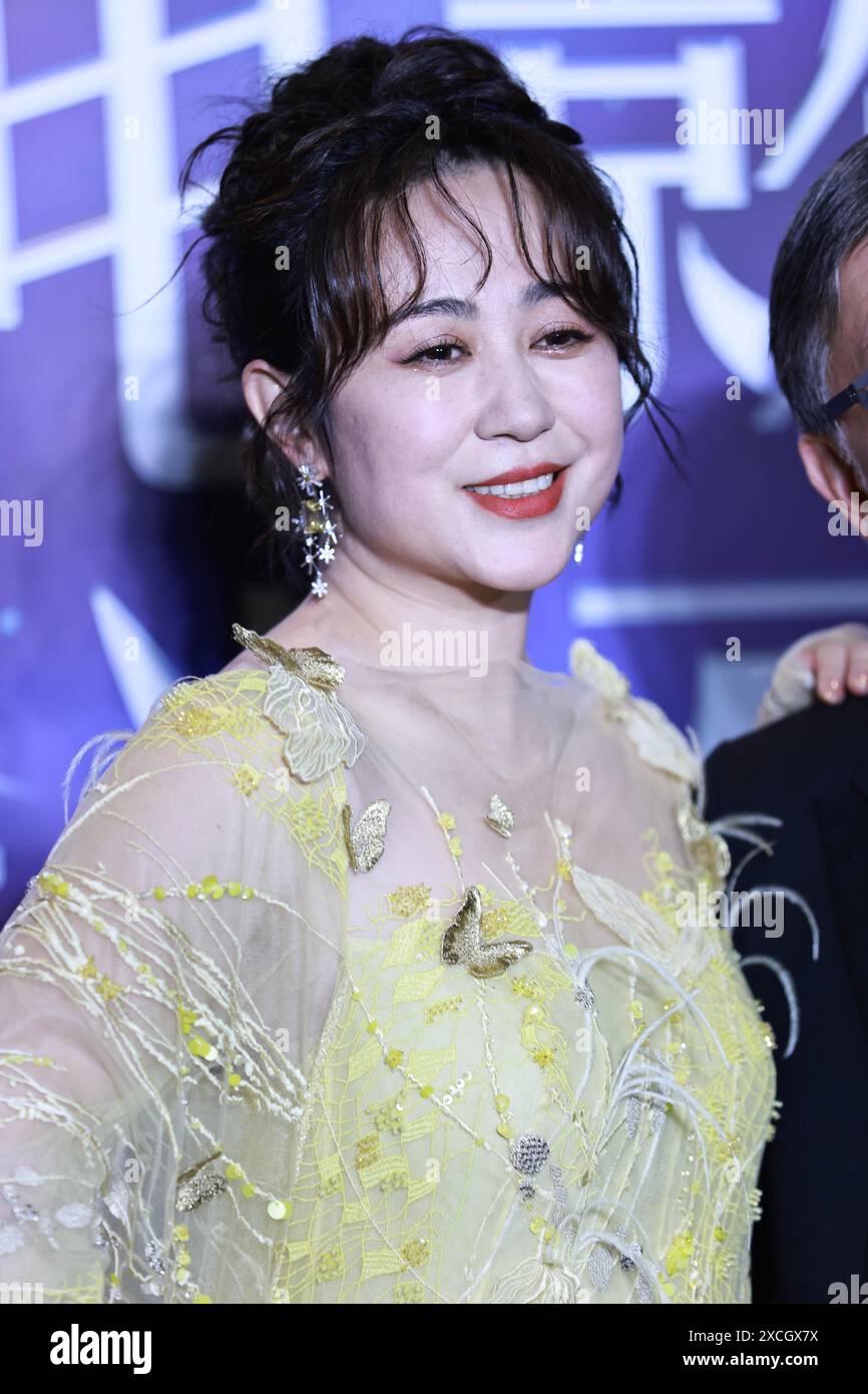 Chinese actress Ma Li attends an activity in Shanghai, China, 14 June, 2024. (Photo by ...