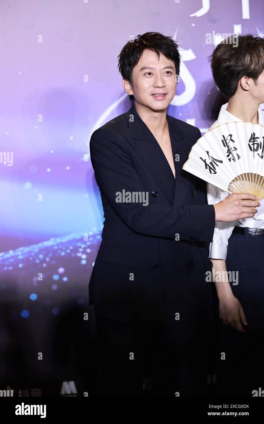Chinese actor Deng chao attends an activity in Shanghai, China, 14 June ...