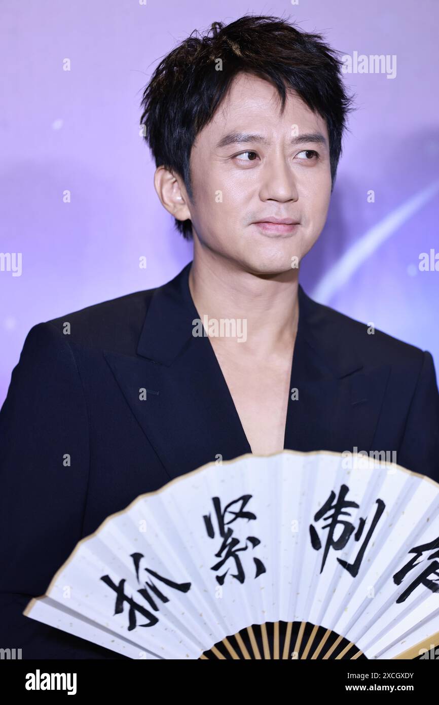 Chinese actor Deng chao attends an activity in Shanghai, China, 14 June ...