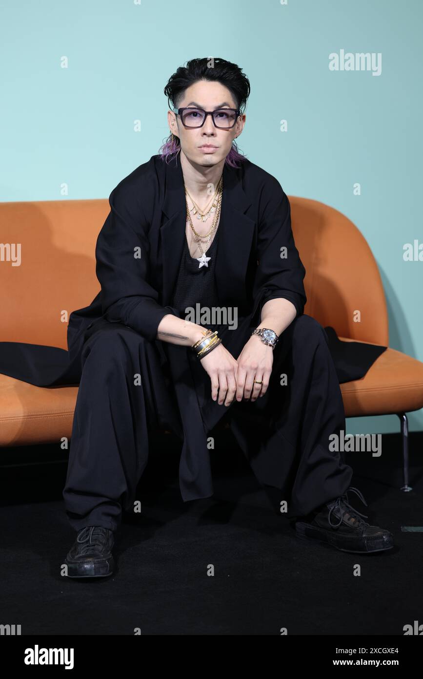 Taiwanese-American singer and actor Vanness Wu attends an activity in Shanghai, China, 14 June ...