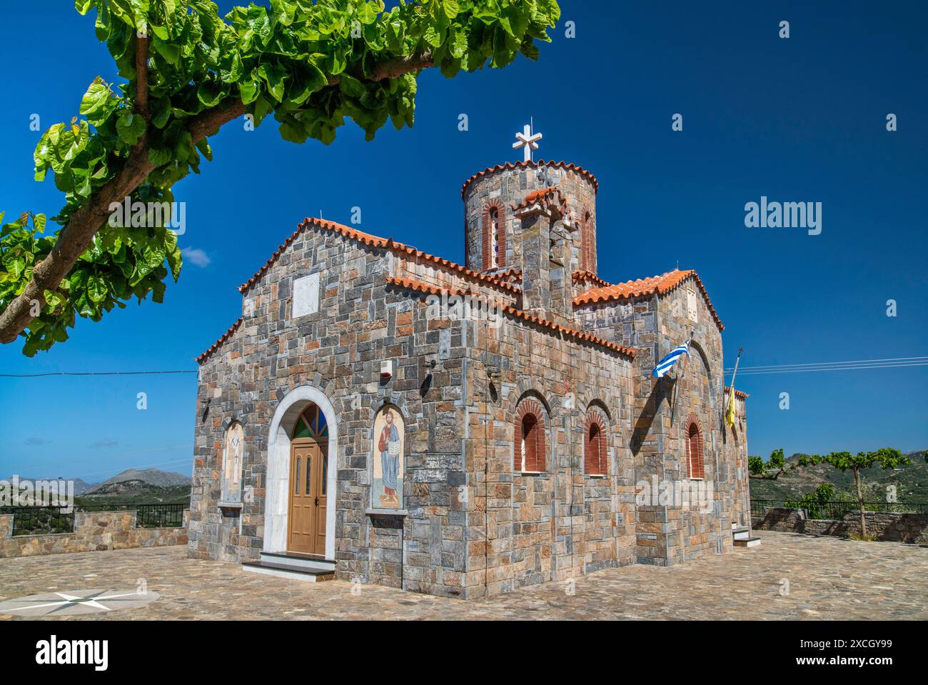 Holy Church of Agios Athanasios Patelaros, medieval, Byzantine style ...