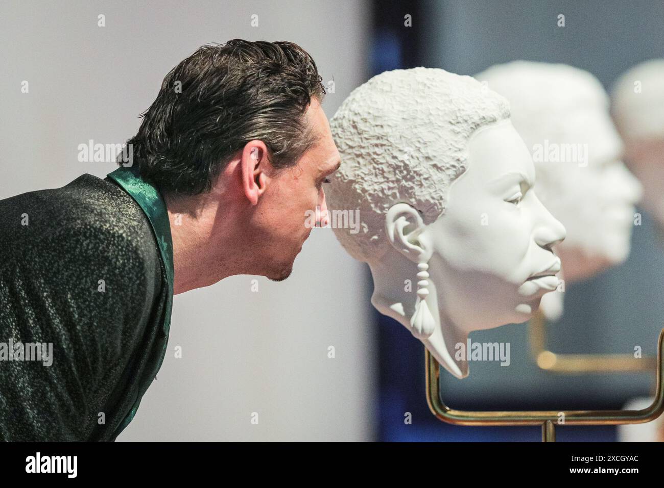 London, UK. 17th June, 2024. Staff with 'Distant Relatives' (Nina ...