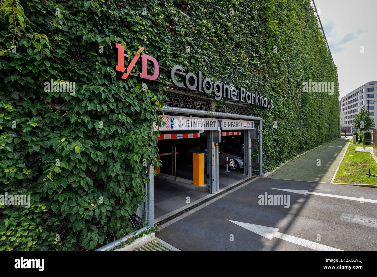parking garage on Peter-Huppertz street in the I/D Cologne quarter in ...