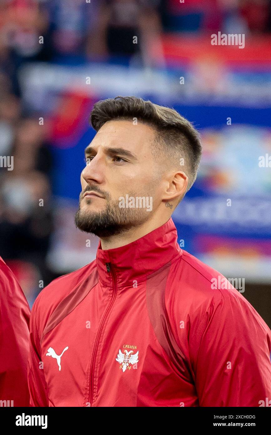 Nemanja Gudelj (Serbia) during the UEFA Euro Germany 2024 match between ...