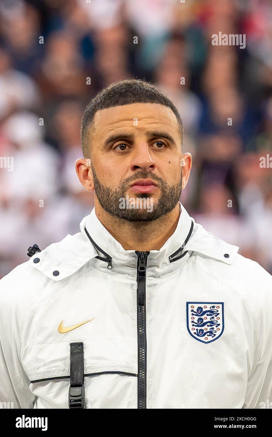 Kyle Walker (England) during the UEFA Euro Germany 2024 match between ...