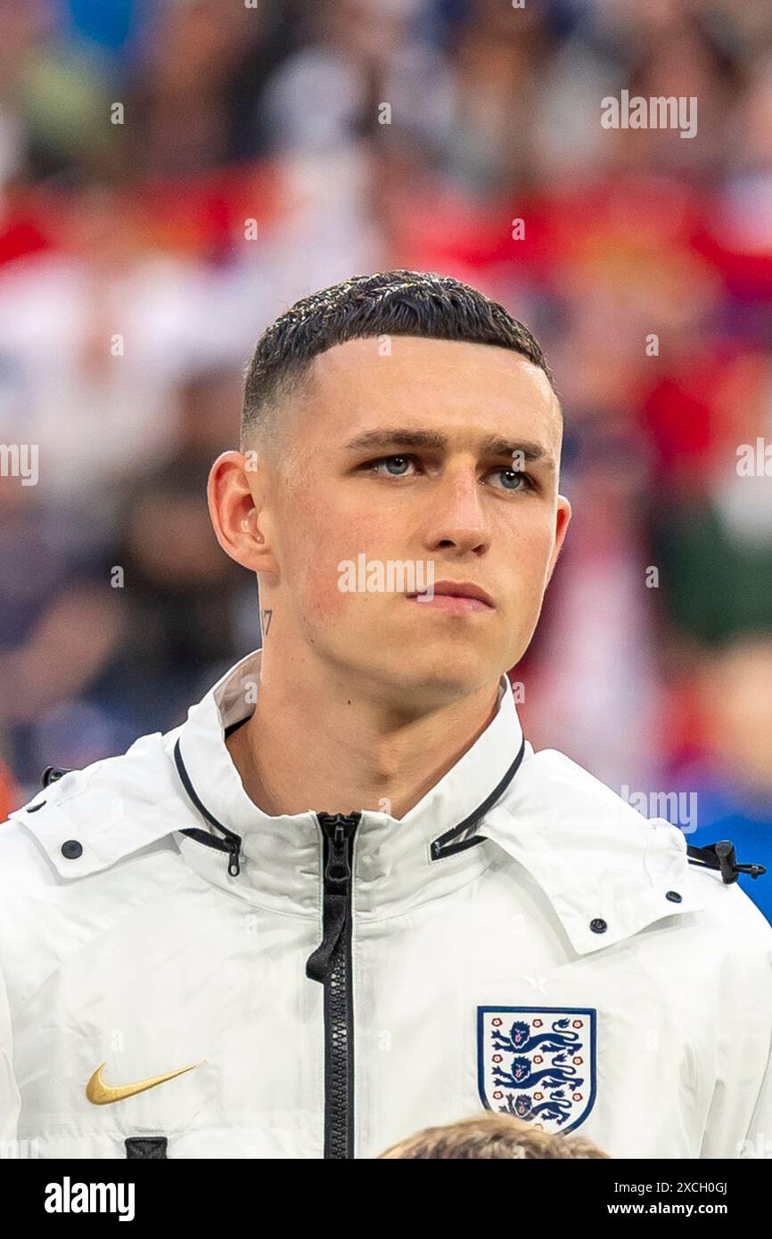 Phil Foden (England) during the UEFA Euro Germany 2024 match between ...