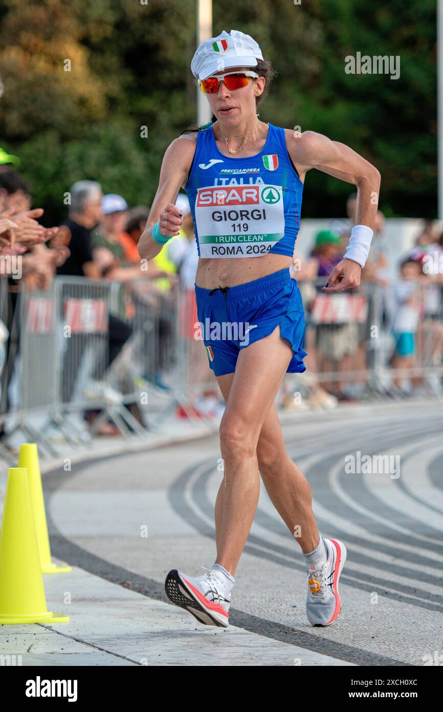 Eleonora Anna Giorgi (Italy) during the 20Km race walk women of ...