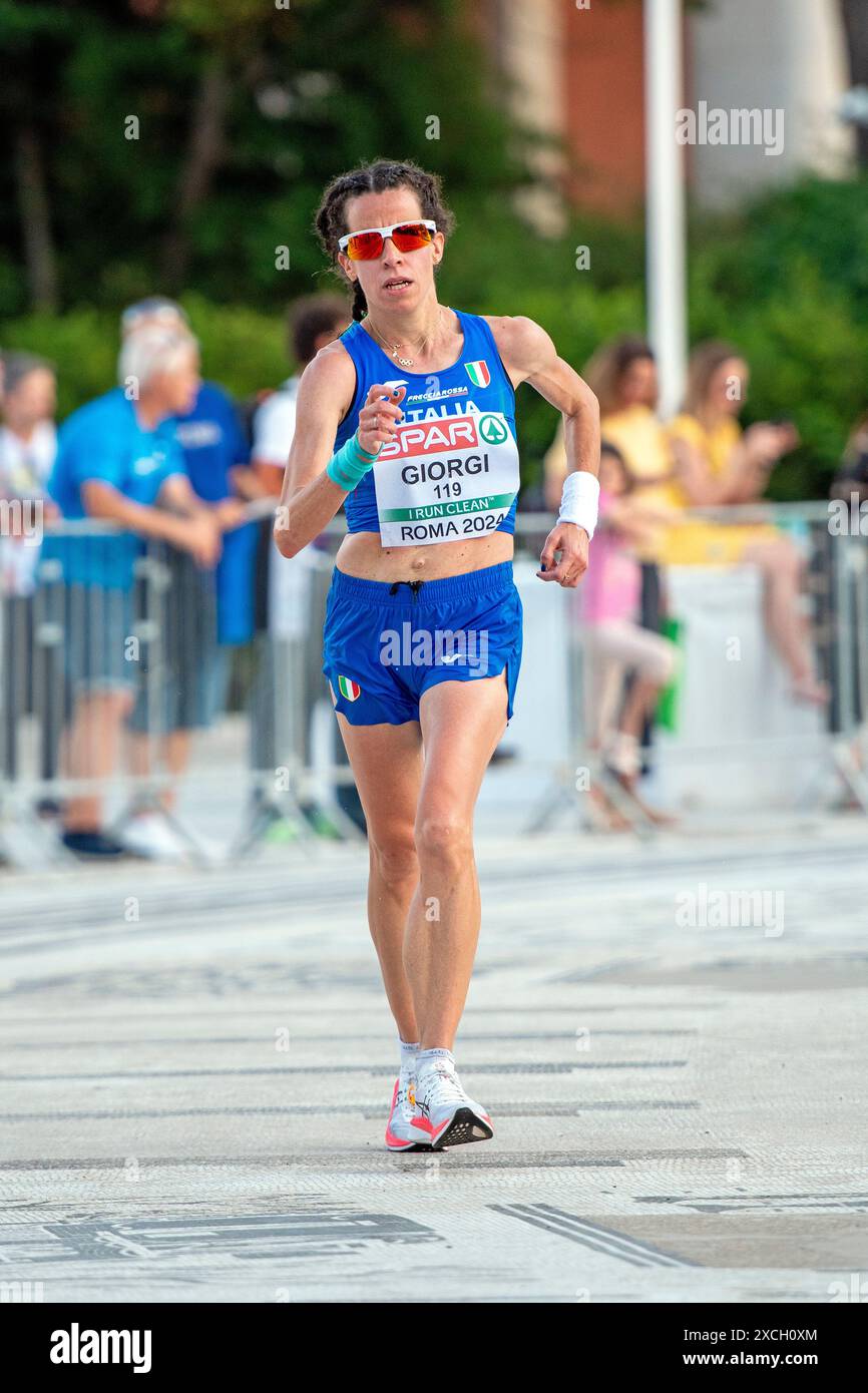 Eleonora Anna Giorgi (Italy) during the 20Km race walk women of ...