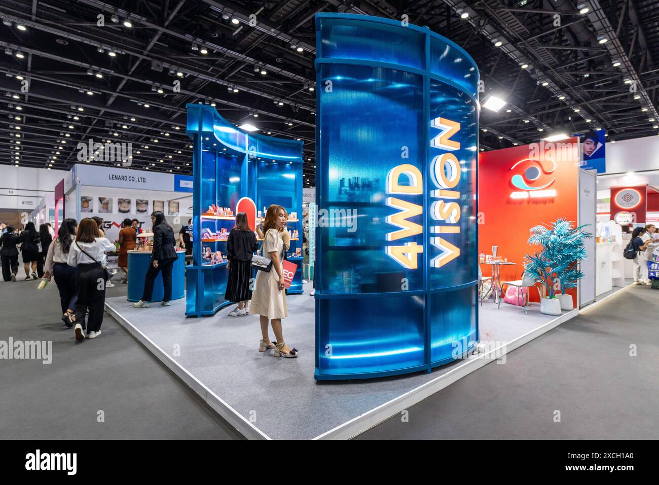 Bangkok, Thailand. 14th June, 2024. General view of the booth of 4WD ...