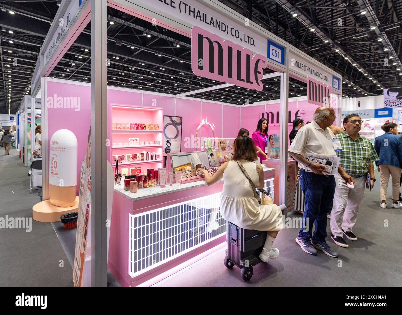 Bangkok, Thailand. 14th June, 2024. General view of the booth Mille ...