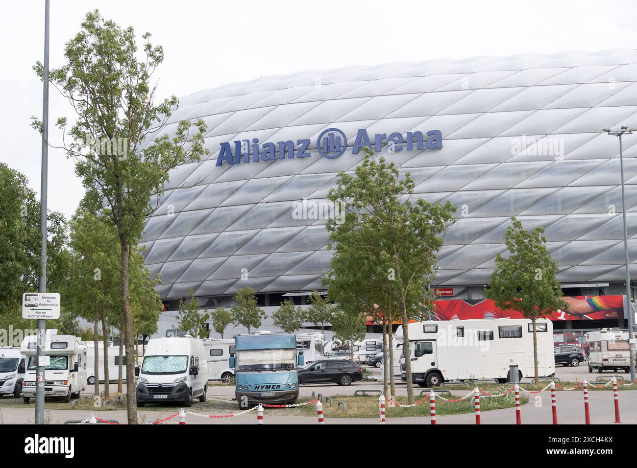 Allianz Arena, home FC Bayern Munchen football team. Munich, Bavaria ...