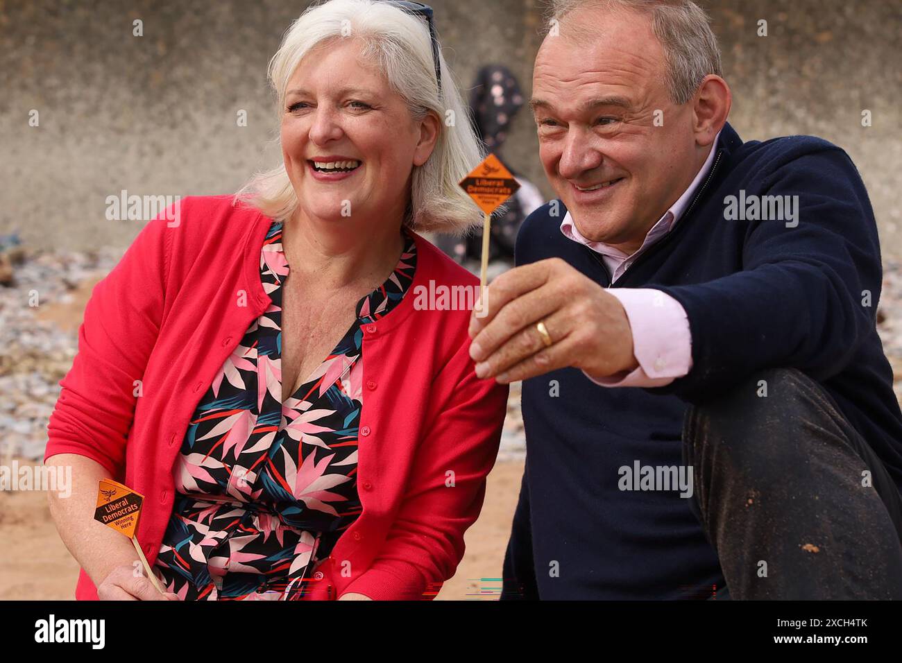 Liberal Democrats leader Sir Ed Davey with Liberal Democrats ...