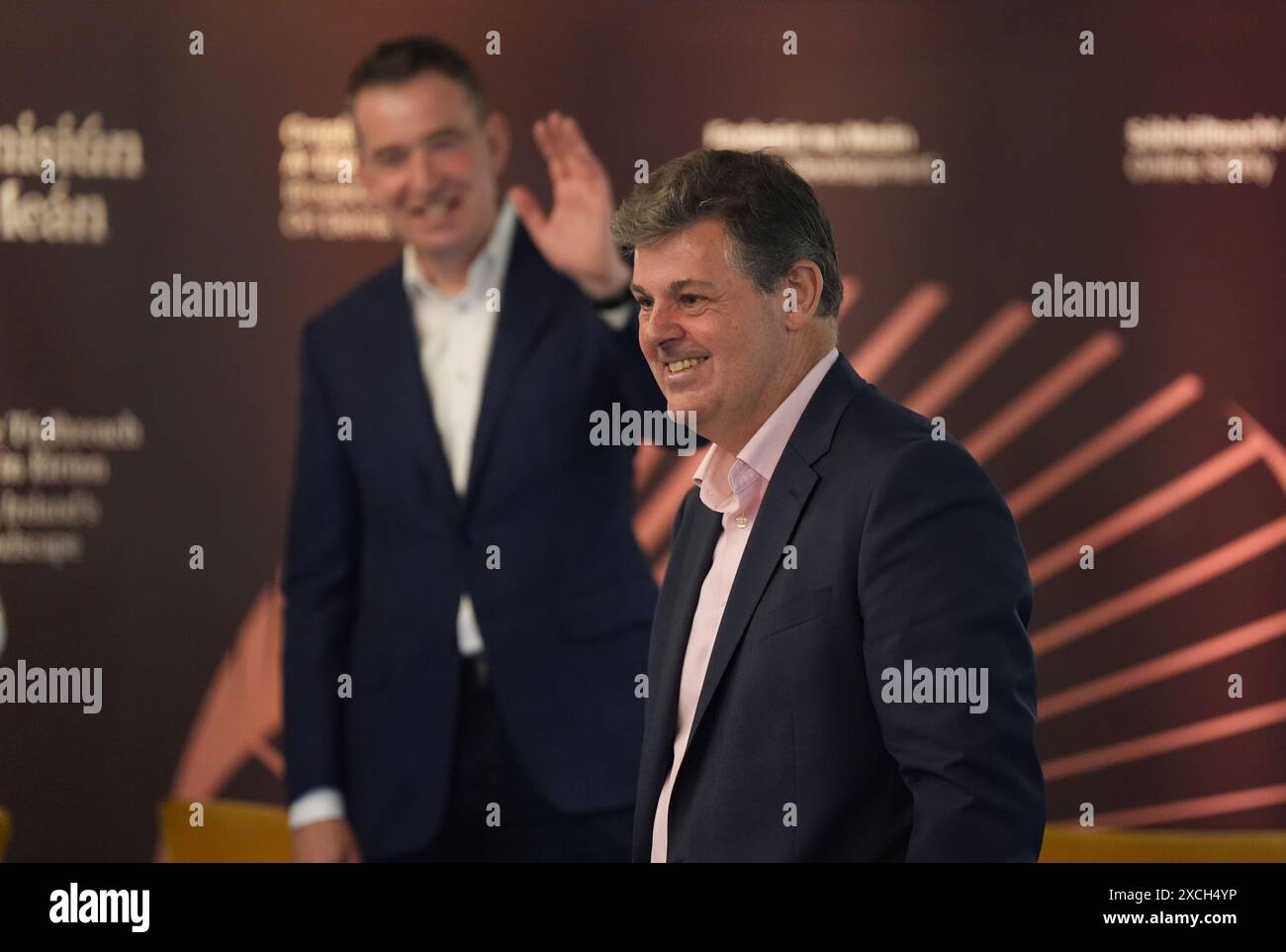 Media Entrepreneur Mark Little waves to RTE Director General Kevin ...