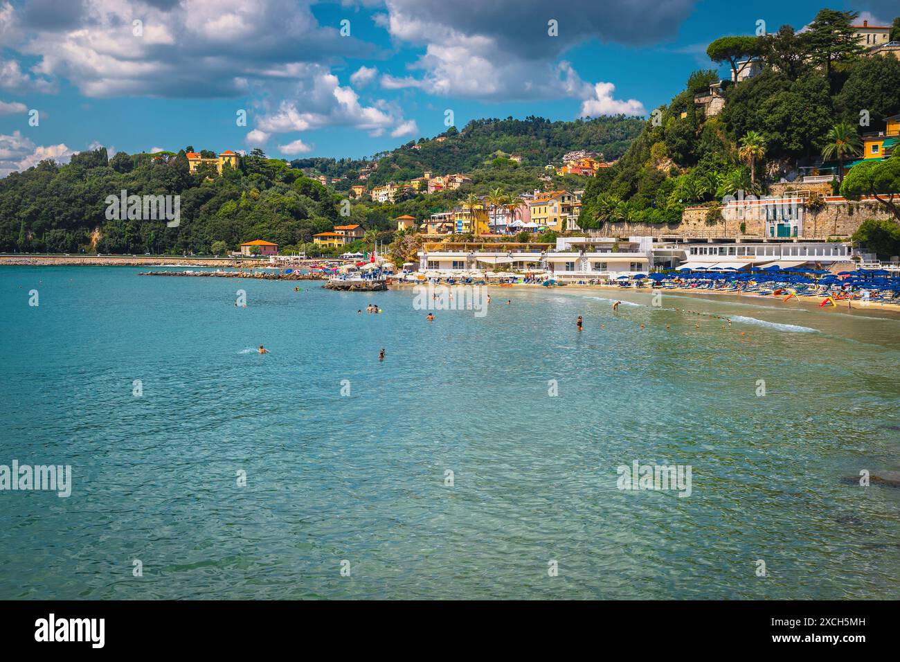 One of the most visited and famous Ligurian resort with sandy beaches ...