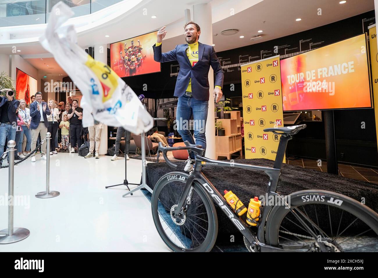 Oslo 20240617. Thor Hushovd during the presentation of this year's Uno ...