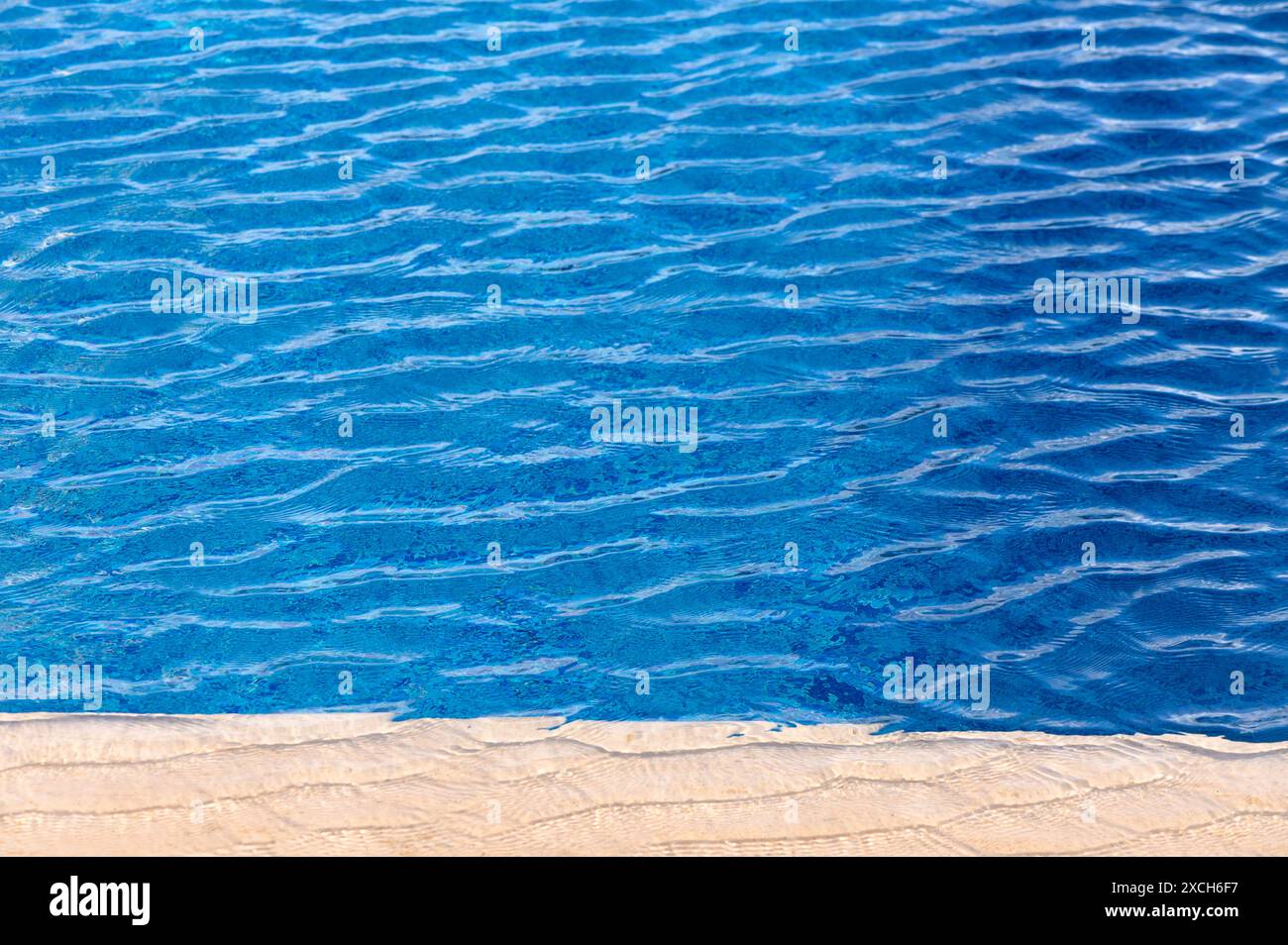 Swimming Pool Surface Abstract Background 2 Stock Photo - Alamy