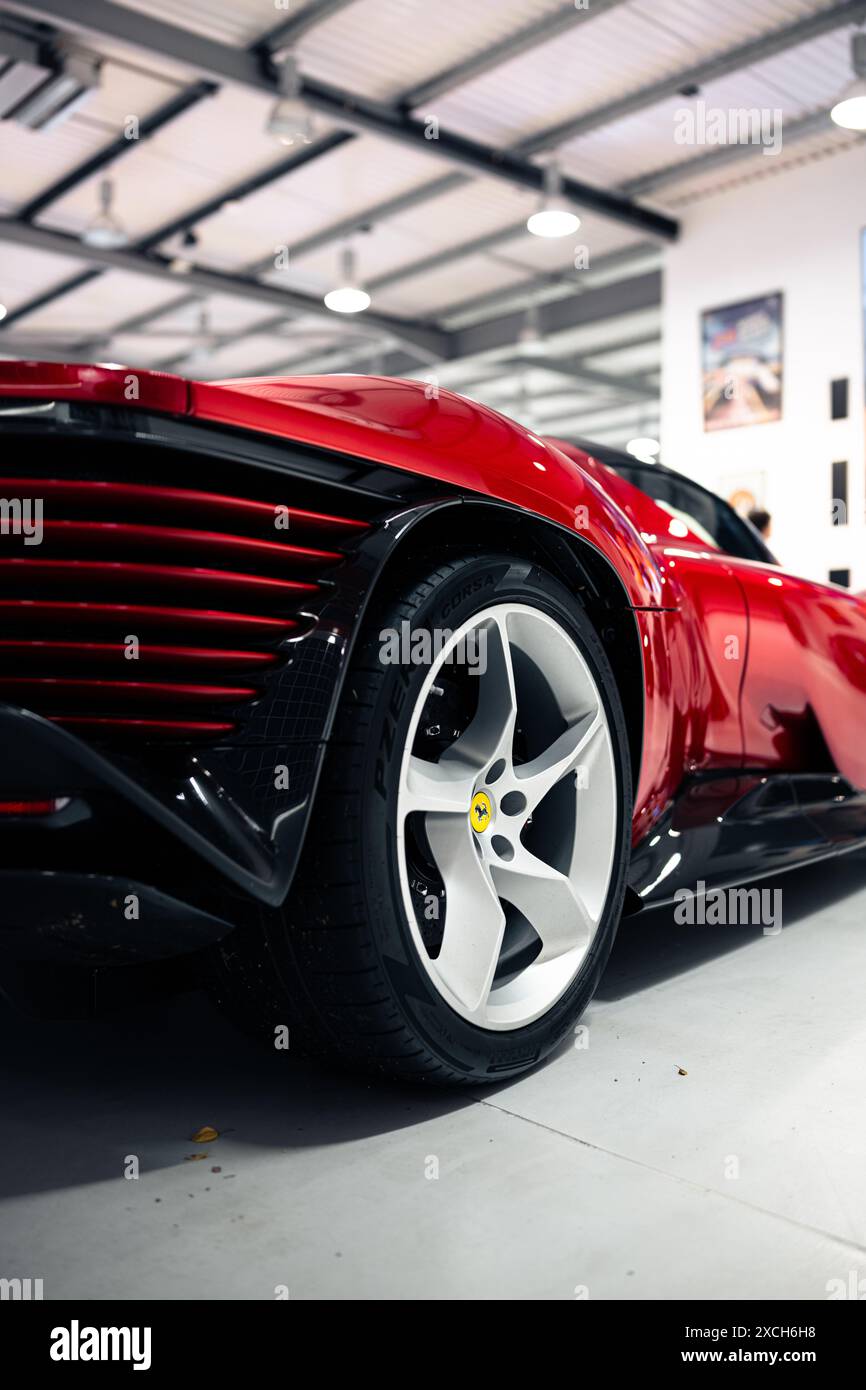 Ferrari Daytona SP3 in Joe Macari Stock Photo - Alamy
