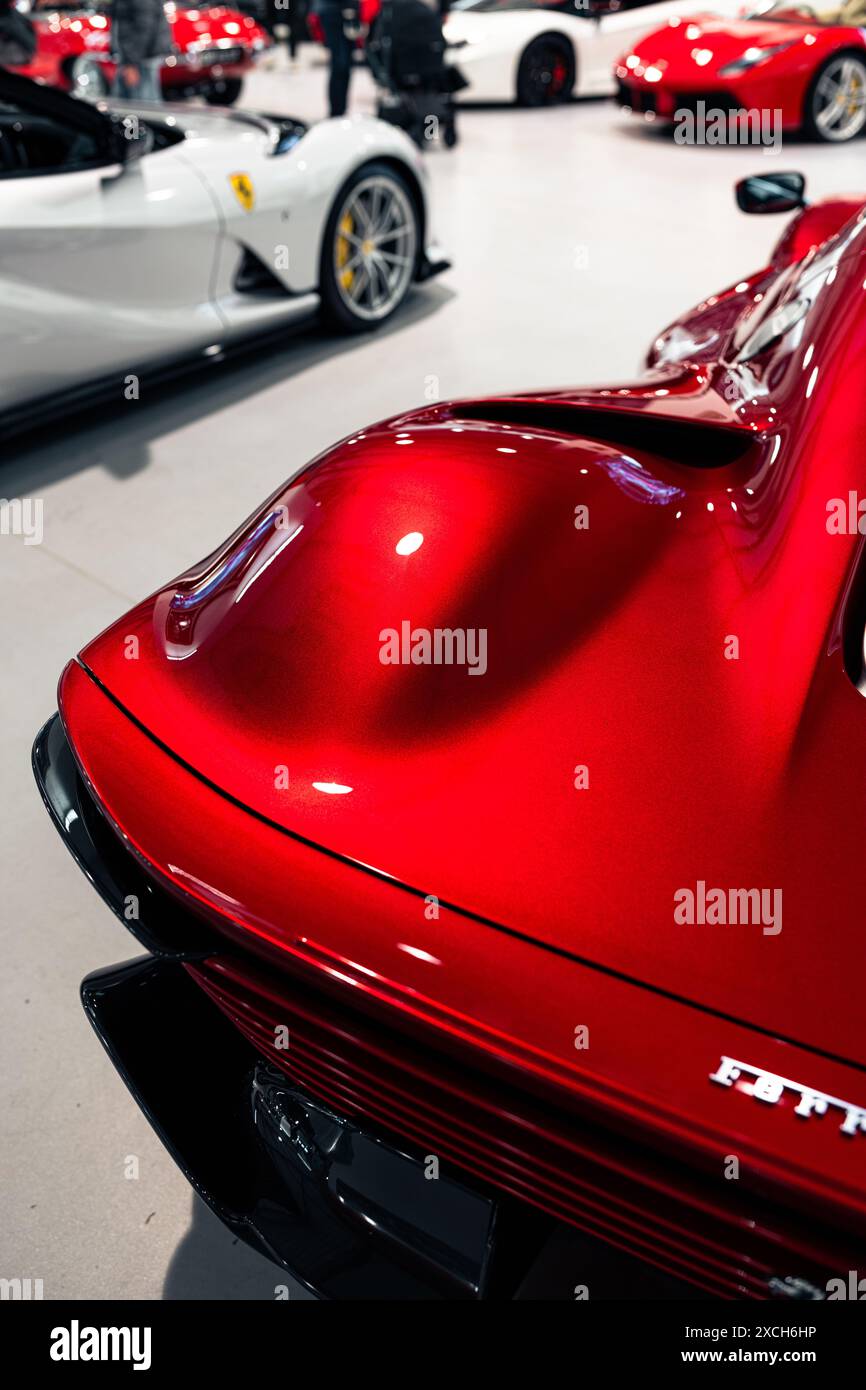 Ferrari Daytona SP3 in Joe Macari Stock Photo - Alamy