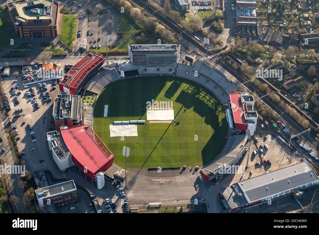 Old trafford aerial cricket hi-res stock photography and images - Alamy