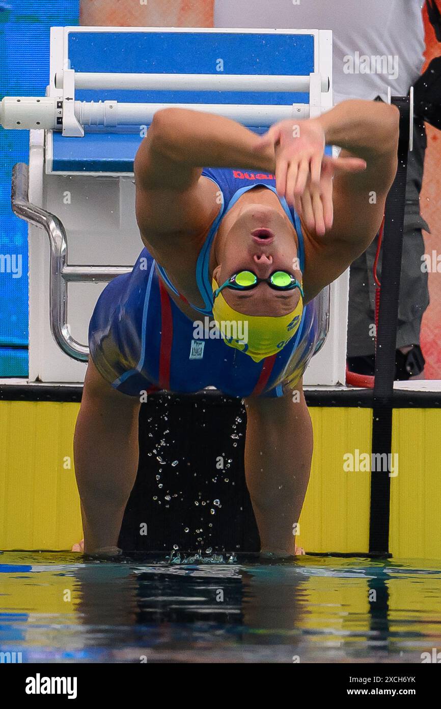Chartres, France. 17th June, 2024. Pauline Mahieu competes during the ...