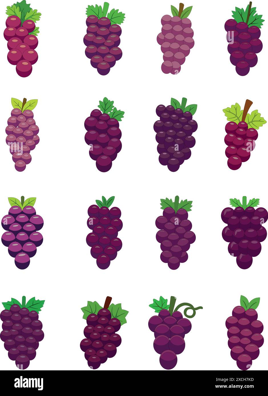 Grape strawberry vine Stock Vector Images - Alamy
