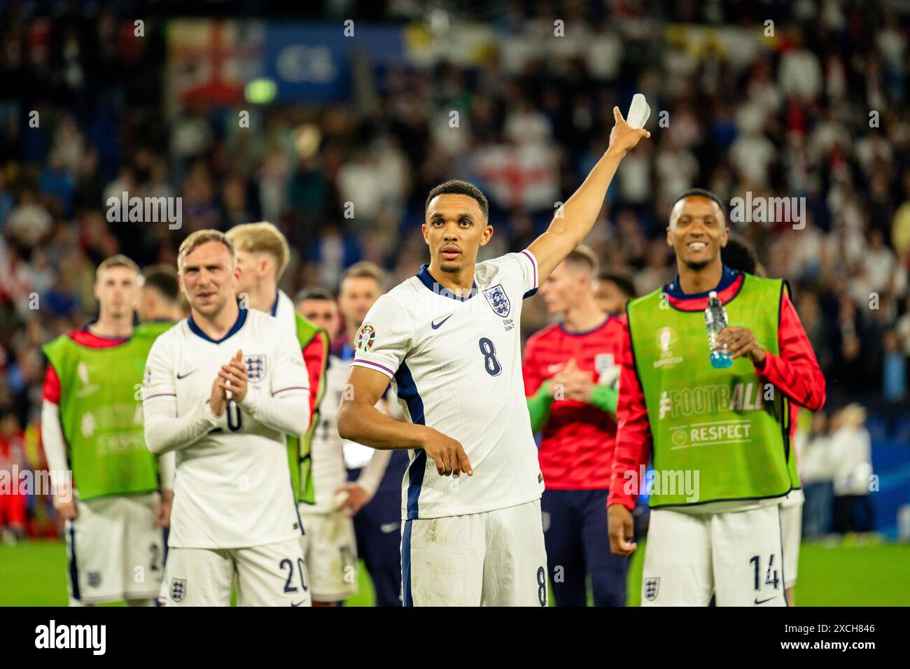 Gelsenkirchen, Germany. 16th, June 2024. Trent Alexander-Arnold (8) of ...
