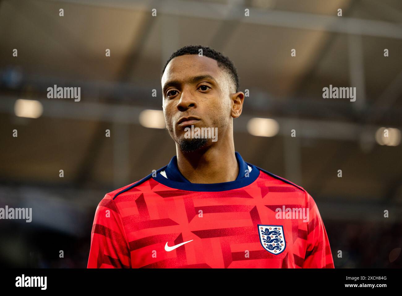 Gelsenkirchen, Germany. 16th, June 2024. Ezri Konsa of England seen ...
