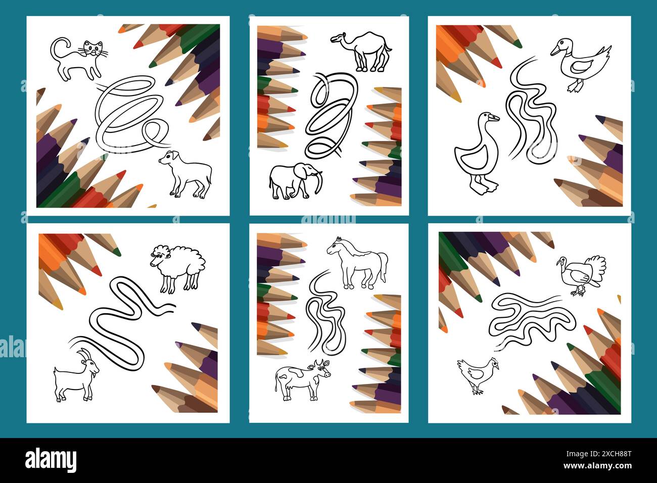 Vector isolated illustration of a set of tasks for the development of ...