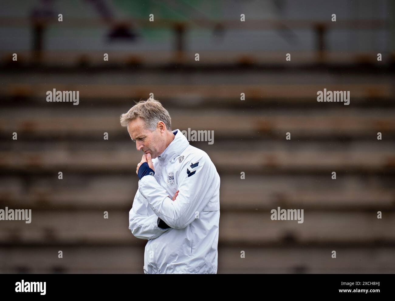 Stuttgart, Tyskland. 17th June, 2024. Danish coach Kasper Hjulmand ...