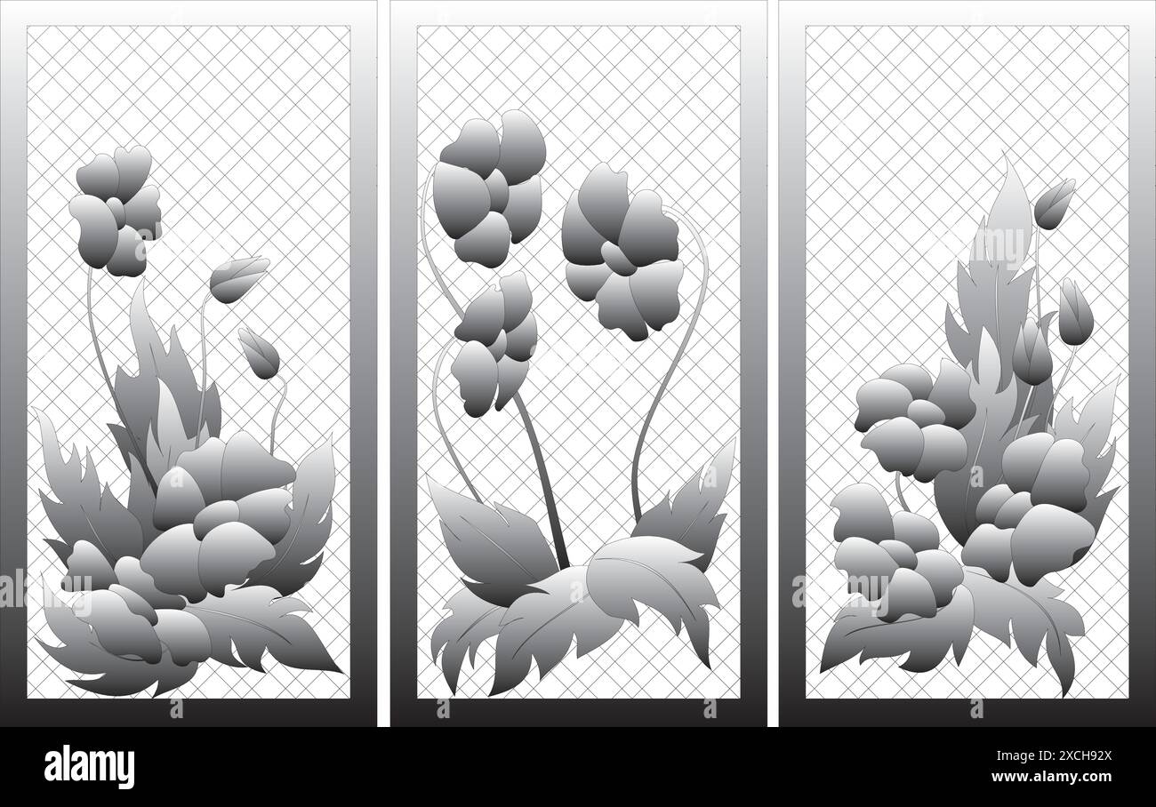 Triptych frame Stock Vector Images - Alamy