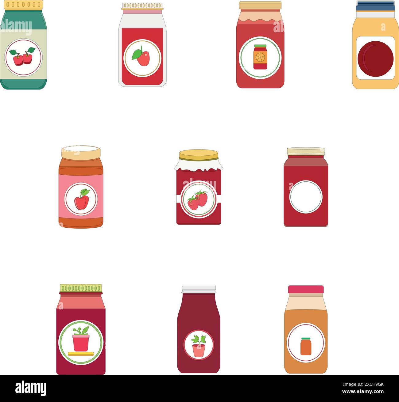 Cartoon jam preserve hi-res stock photography and images - Alamy