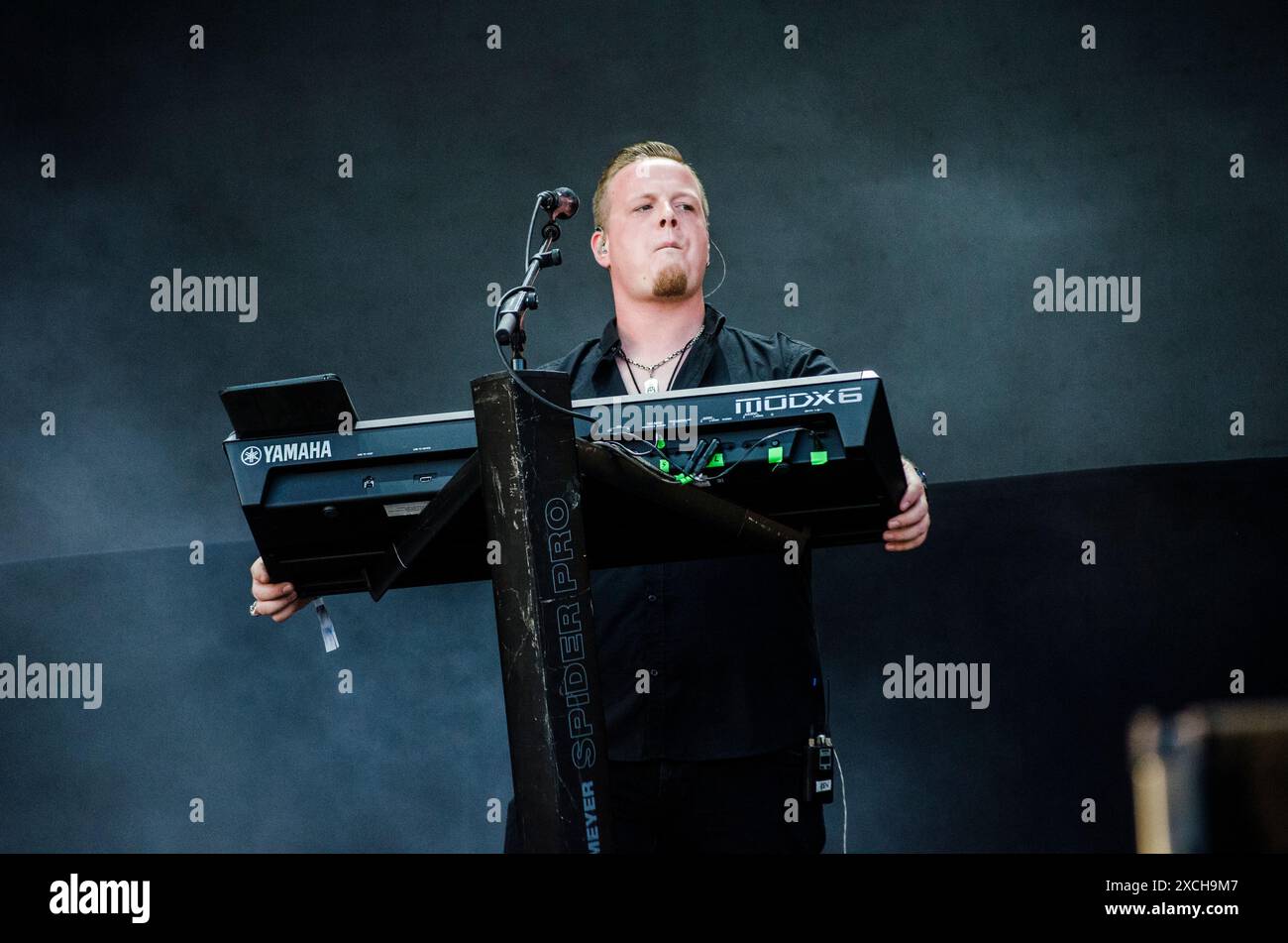 Kenneth Berger of Blind Guardian performing at Release Athens Festival ...