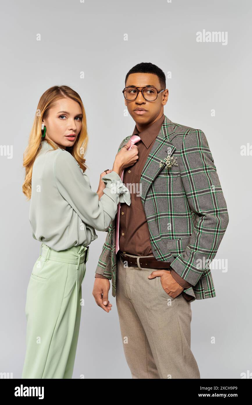 A couple, in love, poses romantically Stock Photo - Alamy