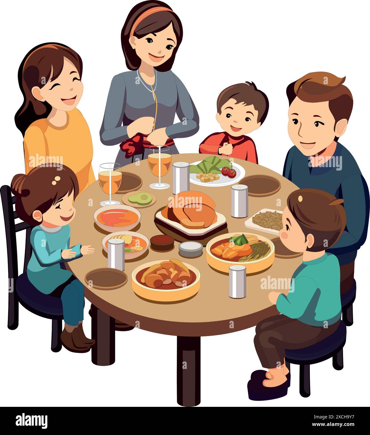 Asian girl moment Stock Vector Images - Alamy