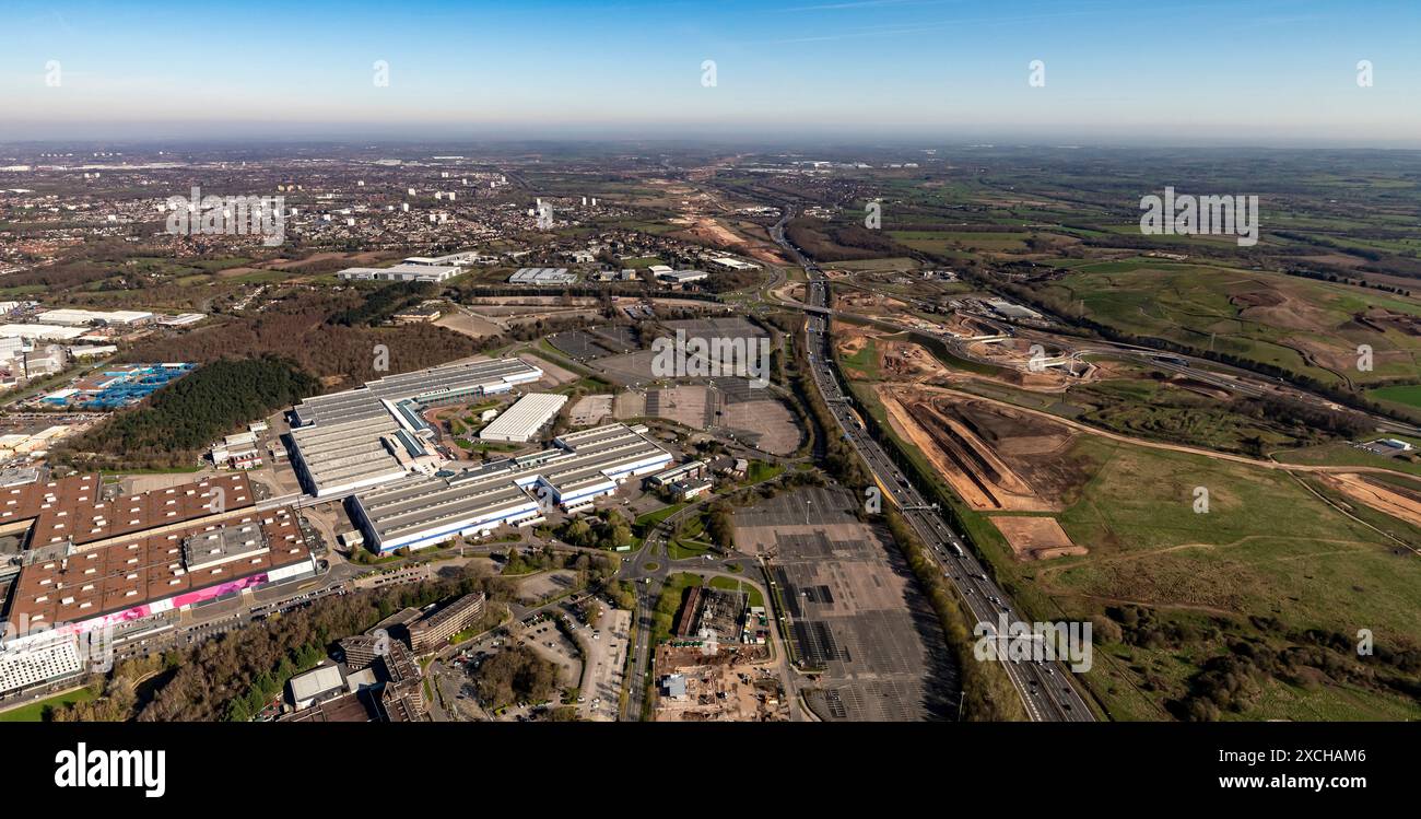 Hs2 birmingham aerial hi-res stock photography and images - Alamy