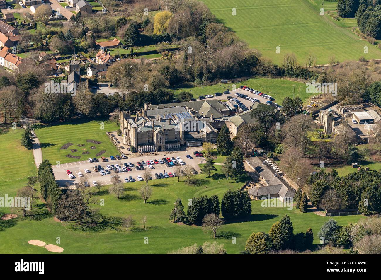 aerial photo of cave castle taken from 1500 feet Stock Photo - Alamy