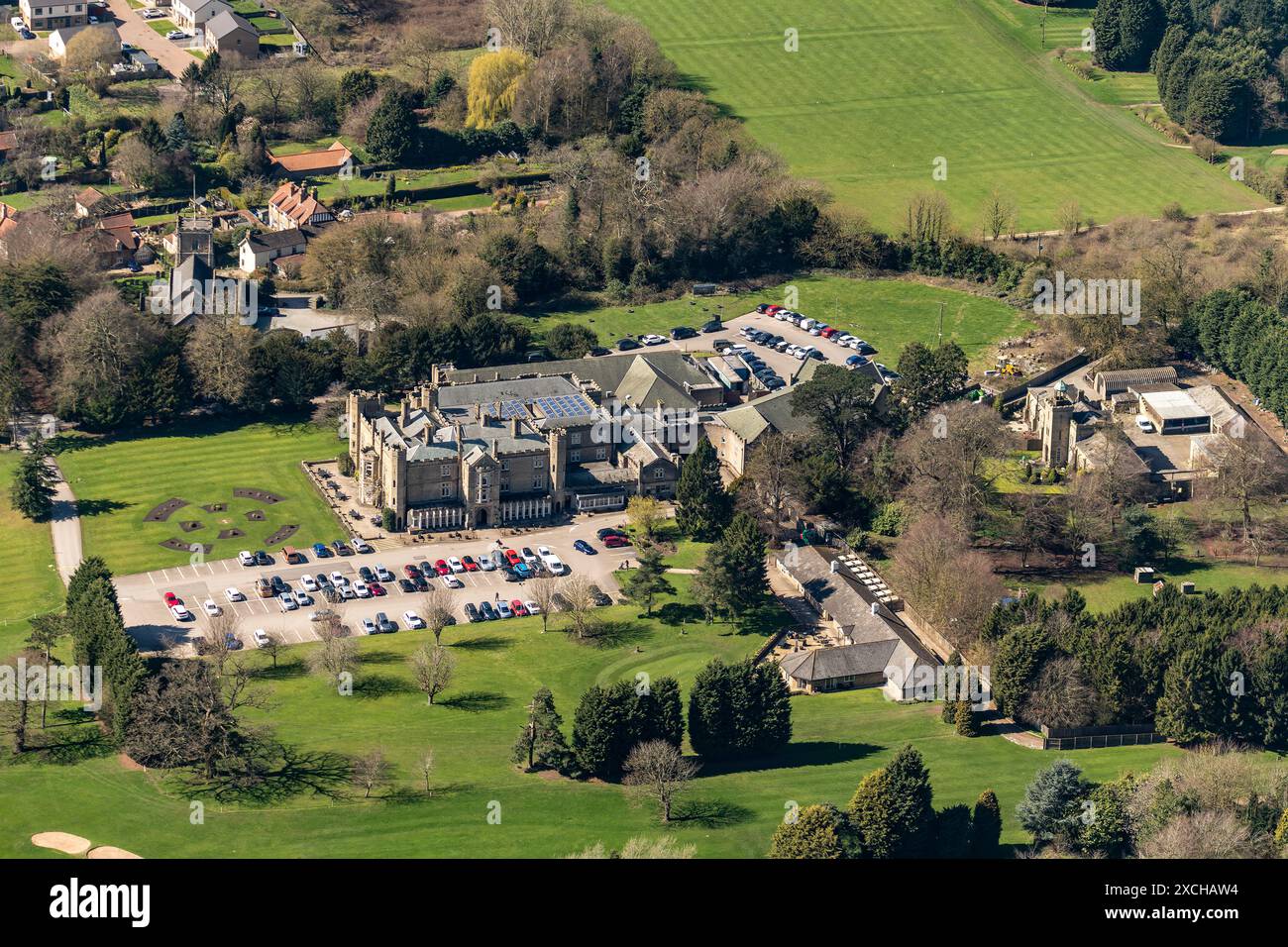 aerial photo of cave castle taken from 1500 feet Stock Photo - Alamy